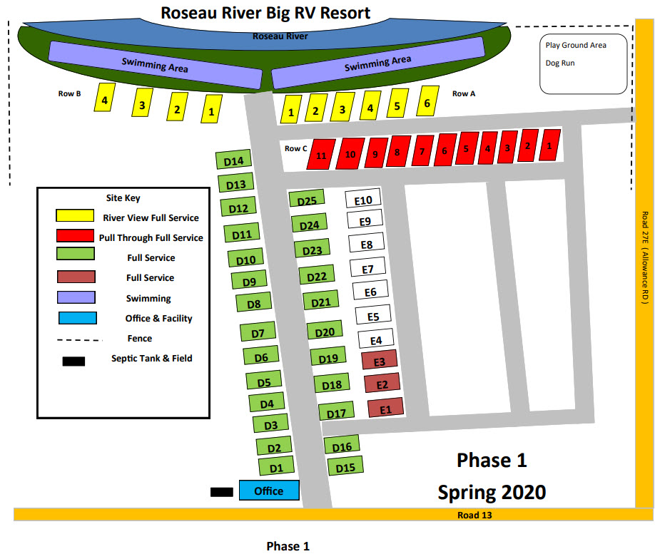 Roseau River Big RV Resort, Winnipeg, Manitoba | RV Resort
